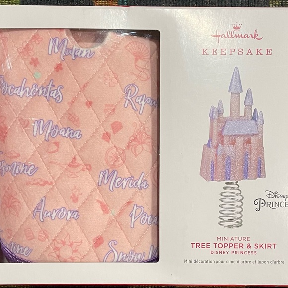 Hallmark | Holiday | Hallmark Disney Princess Treetopper And Skirt Nib ...